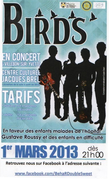 Article Concert - Connaissez vous les BIRDS ?... - Newsletter Haoui du ...